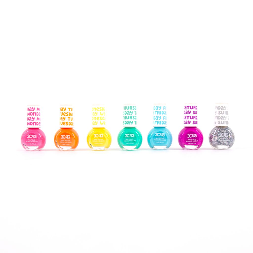 Rainbow Days of the week Nail Polish – KIDOODLE